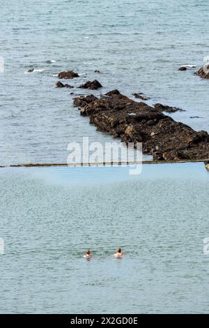 Pittenweem tidal Swimming Pool Stock Photo - Alamy