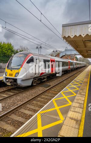 Great Anglia train at Ingatestone station Essex Stock Photo - Alamy