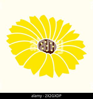 yellow flower icon Stock Vector Image & Art - Alamy