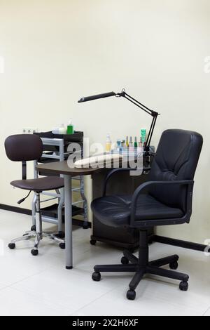 Working place for manicure master Stock Photo - Alamy