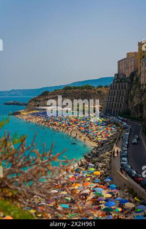 Rotonda Beach, Tropea, Calabria, Italy - September 07, 2019: Landscape ...