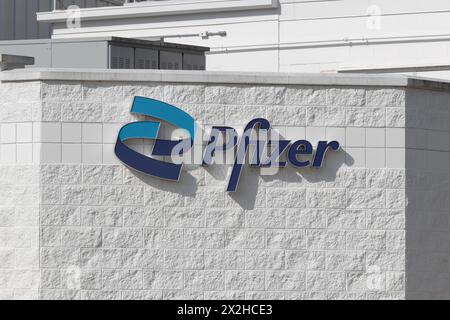 Franklin - April 21, 2024: Pfizer site manufacturing heparin active ...