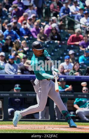 Seattle Mariners' Julio Rodriguez is hit by a pitch from Oakland ...