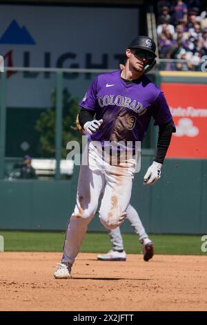 Denver CO, USA. 21st Apr, 2024. Seattle pitcher Taylor Saucedo (60 ...
