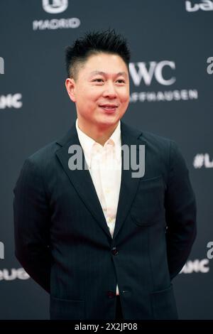 Xiaopeng Li attends Laureus World Sports Awards Madrid 2024 - Red ...
