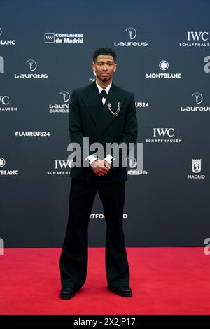 Jude Bellingham attends Laureus World Sports Awards Madrid 2024 - Red ...