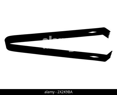 Ice tong silhouette vector art Stock Vector Image & Art - Alamy