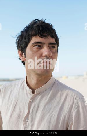 Portrait of Pietro Marcello (director) during the 76th Venice ...
