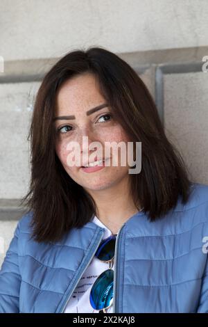 Portrait of Bushra Rozza (actress) 30/03/2019 ©Isabella DE MADDALENA ...