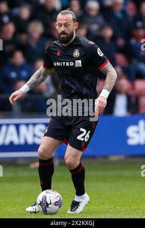 Wrexham's Steven Fletcher during the Sky Bet League One match at the ...