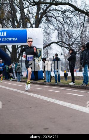 KIEV, UKRAINE - April 23, 2024: Sport event "Unbroken Ten" - charity ...