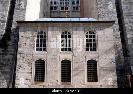 Windows of the Great Mosque of Saint Sophia, originally a Christian ...