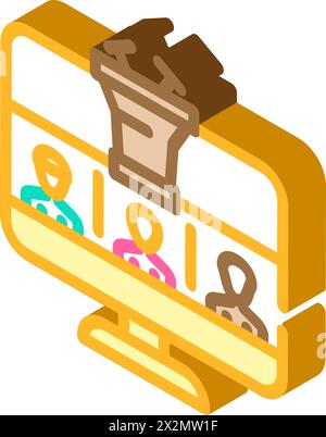 breakout sessions color icon vector illustration Stock Vector Image ...