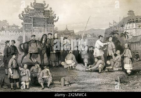 Bastinado In China Stock Photo - Alamy