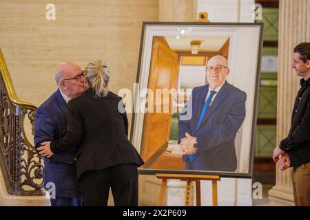 Former Stormont Assembly speaker Lord William Hay and First Minister ...
