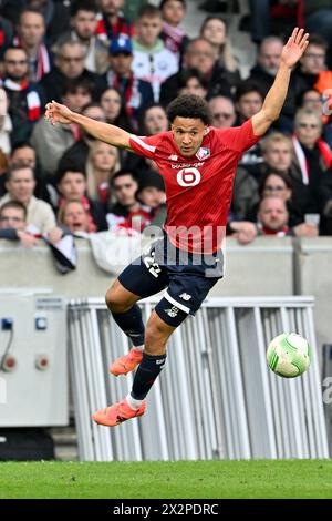 Tiago Santos of Lille during the UEFA Europa Conference League match ...