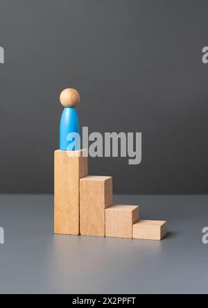 Reach the pinnacle of success. Reach heights. Career success ...