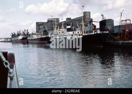 MS Calgaria at Yorkhill Quay, Glasgow. 20 May 1959. Built at Barclay ...