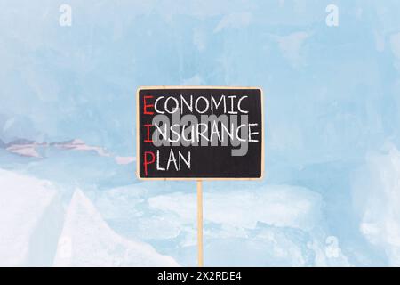 EIP economic insurance plan symbol. Concept words EIP economic ...