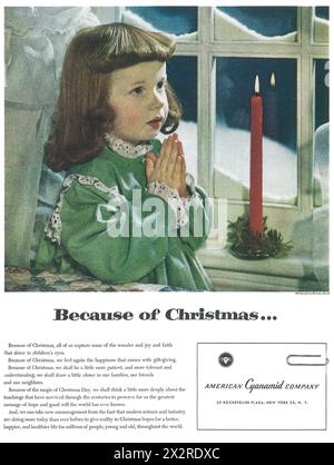 American Cyanamid Pharmaceutical company advert in a Natgeo magazine ...