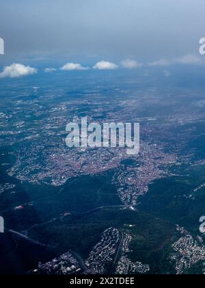 Germany, Baden-Wurttemberg, Sindelfingen, Aerial view of new ...
