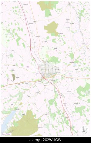 Road Map of Penrith, England Stock Photo - Alamy