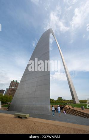 Saint Louis, Missouri - April 9. 2024 - Eads Bridge over Mississippi ...