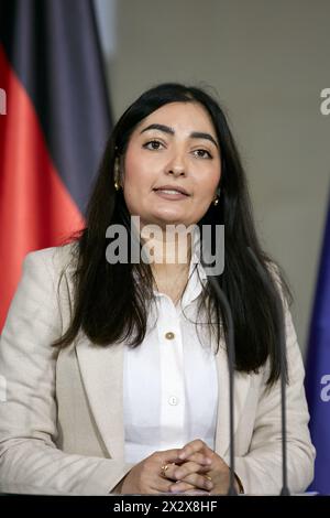 Reem Alabali-Radovan (SPD), Federal Minister for Economic Cooperation ...