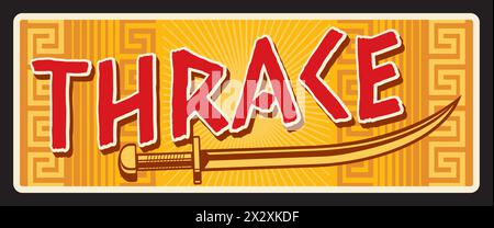 Thrace, geographical and historical region in Europe, political map ...