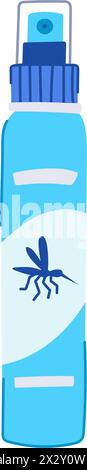 hornet insect repellent cartoon vector illustration Stock Vector Image ...