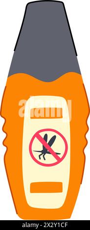 hornet insect repellent cartoon vector illustration Stock Vector Image ...