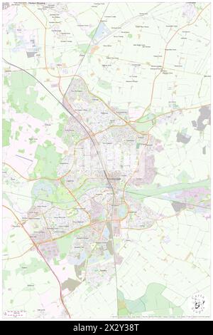 Road Map of Peterborough, England Stock Photo - Alamy