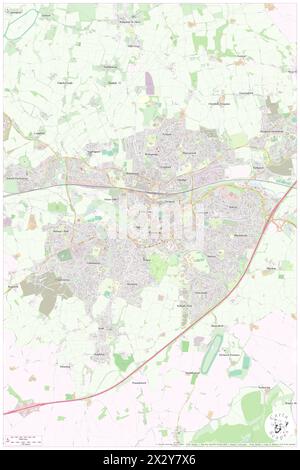 Road Map of Taunton, Somerset, England Stock Photo - Alamy