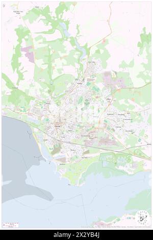 Road Map of Llanelli, Wales Stock Photo - Alamy
