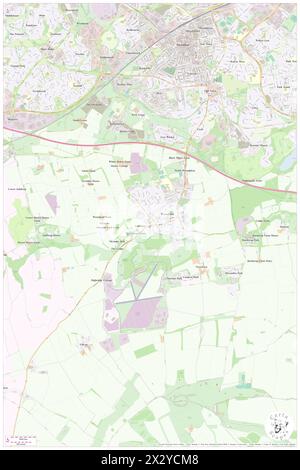 Road Map of Swindon, Wiltshire, England Stock Photo - Alamy