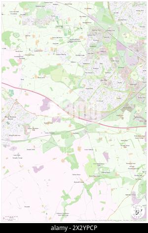 Road Map of Swindon, Wiltshire, England Stock Photo - Alamy