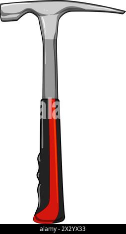construction masons hammer cartoon vector illustration Stock Vector ...