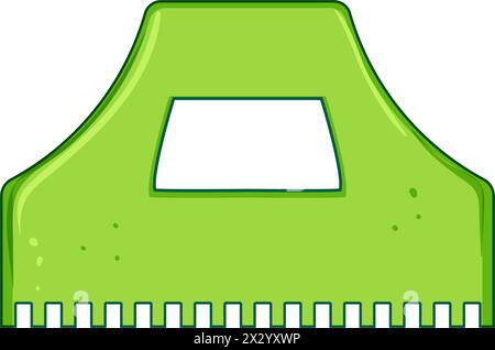 spreader notched trowel cartoon vector illustration Stock Vector Image ...