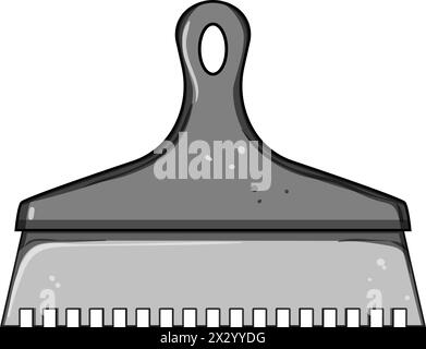 installation notched trowel cartoon vector illustration Stock Vector ...