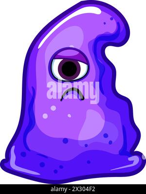 diy slime character cartoon vector illustration Stock Vector Image ...