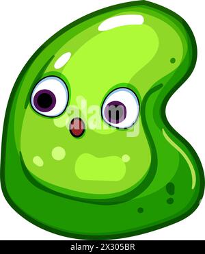 diy slime character cartoon vector illustration Stock Vector Image ...