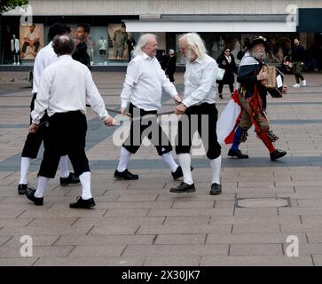 English Morris sword dance Stock Photo - Alamy