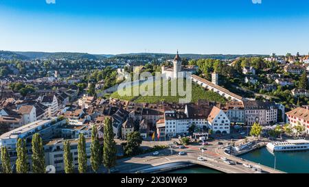 Der Munot ist eine Zirkularfestung in Schaffhausen und eines der ...