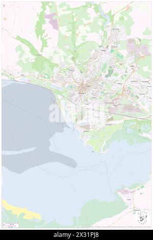 Road Map of Llanelli, Wales Stock Photo - Alamy