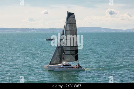Ein Segelboot auf dem Bodensee. (Romanshorn, Schweiz, 21.08.2023 Stock ...