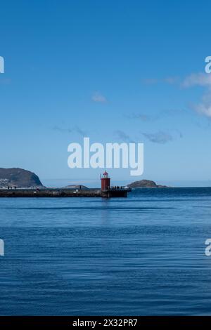 Molja Lighthouse in Alesund, Norway Stock Photo - Alamy