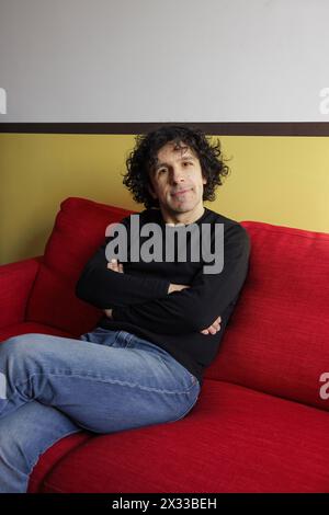 Portrait of Marco Balzano 15/03/2023 ©Isabella De Maddalena/opale.photo ...
