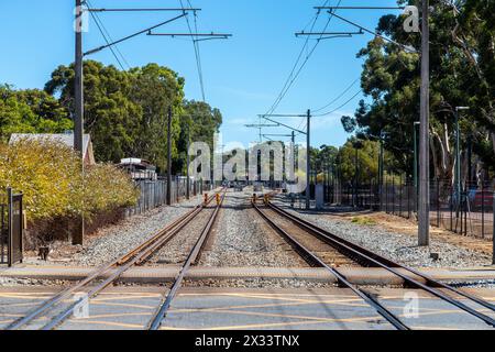 Railway line running through Guildford, Western Australia Stock Photo ...
