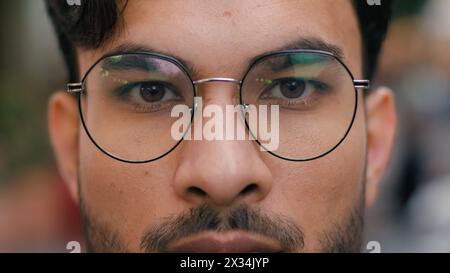 beautiful close-up of model with glasses Stock Photo - Alamy