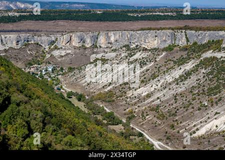 Chufut-Kale. Medieval city-fortress in the Crimean Mountains ...